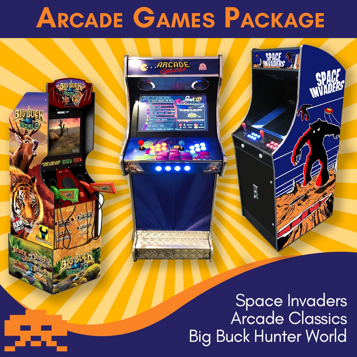 Electronic & Arcade Games - Inflatable, Bouncy Castle, Entertainment ...